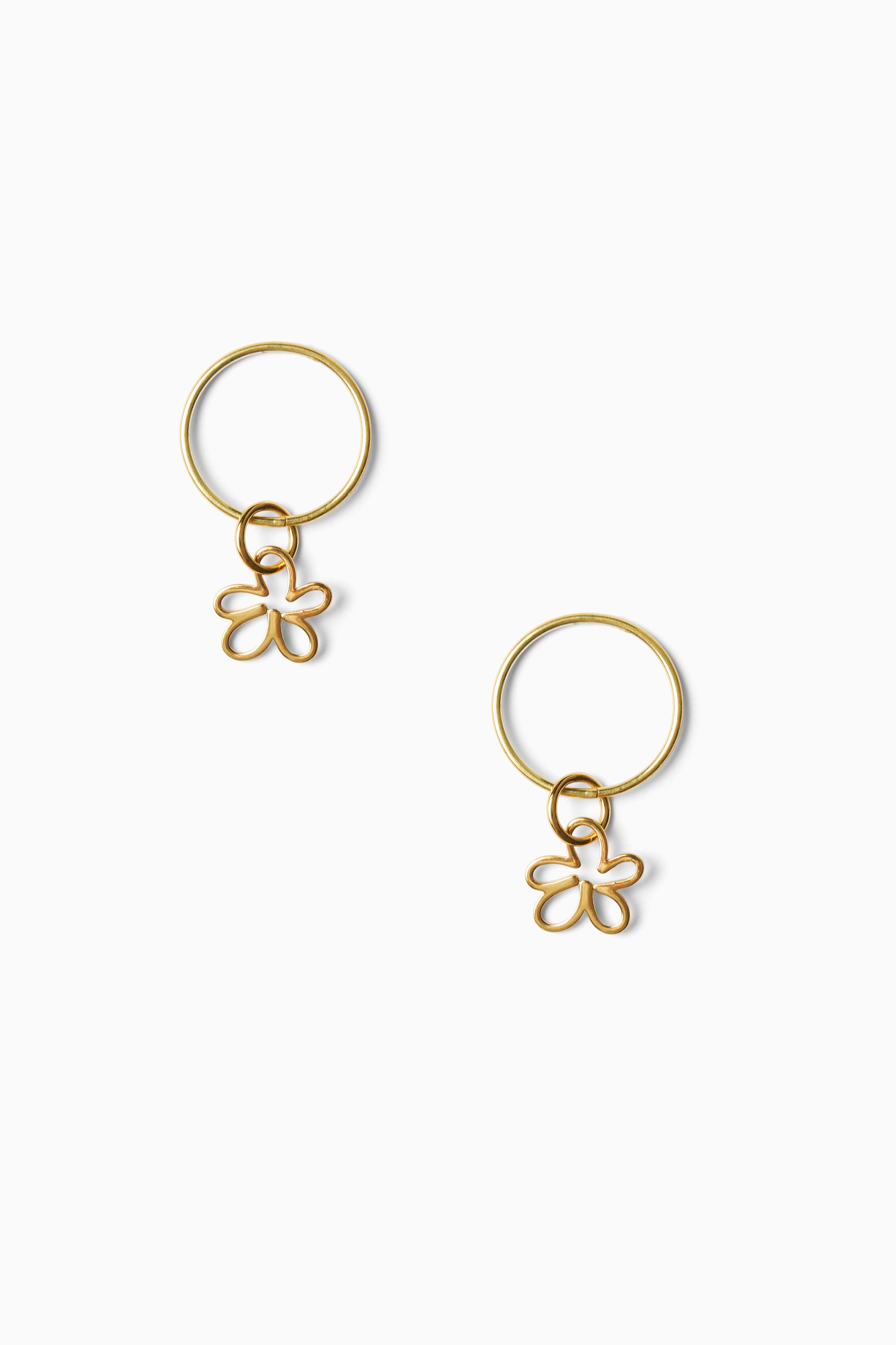 Kuwaii Sleepers with Gold Bloom Charm